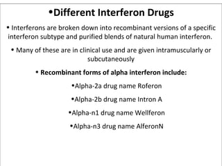 Interferon | PPT | Infectious Diseases | Diseases and Conditions