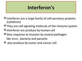 Interferon | PPT | Infectious Diseases | Diseases and Conditions