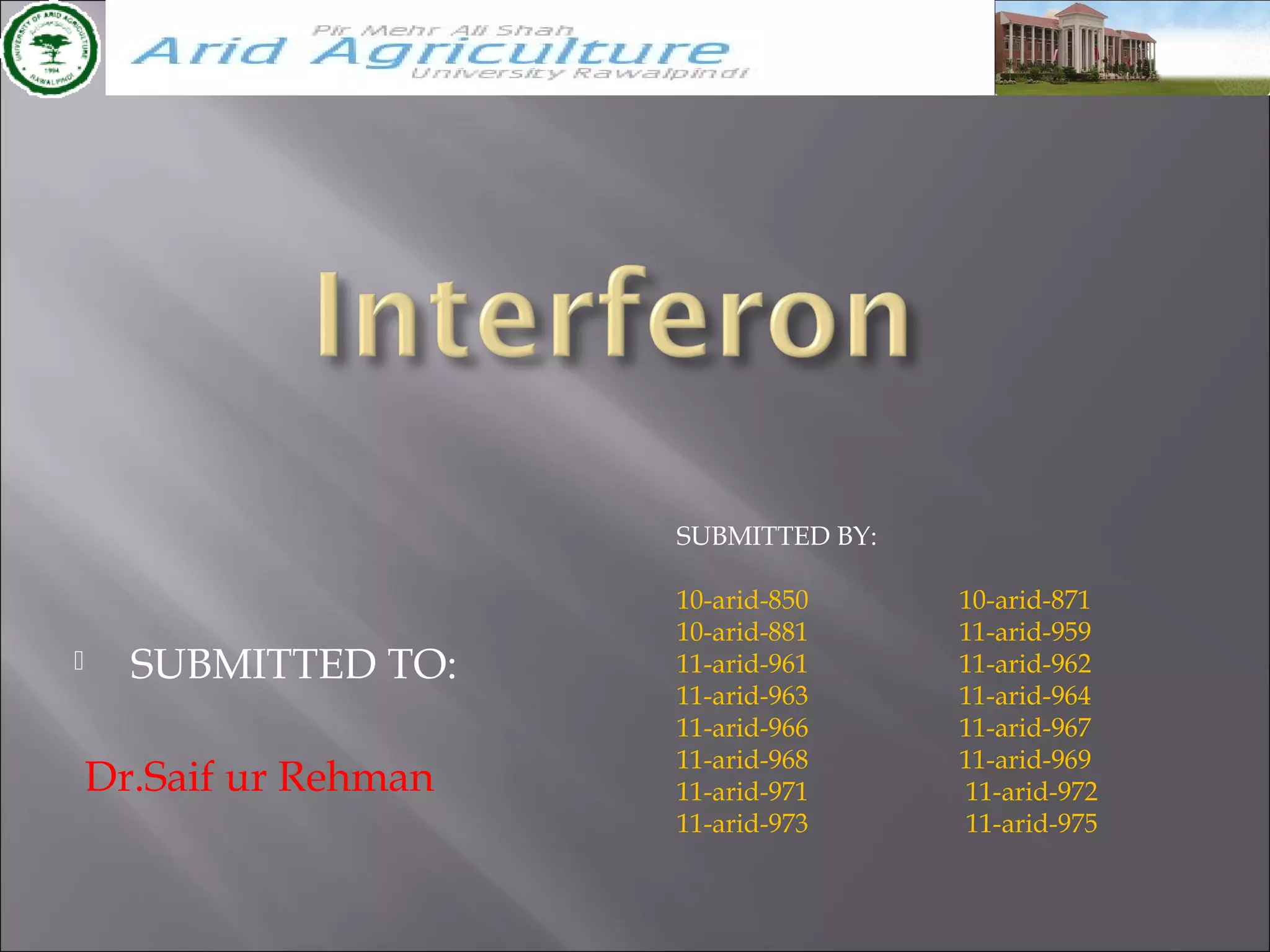 Interferon | PPT