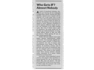 Interferon History Files as of February 2020 | PPTX | Chemistry | Science