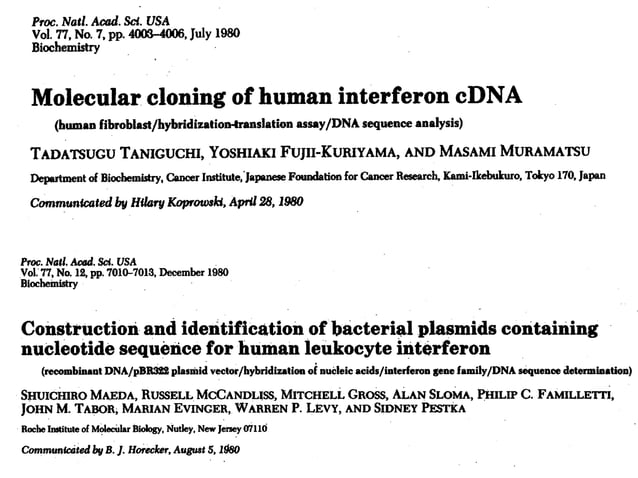 Interferon History Files as of February 2020 | PPTX | Chemistry | Science