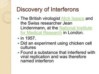A very Short Introduction about Interferons | PPTX