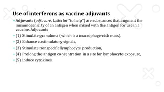 INTERFERONS1-1.pdf basic knowledge of interferons | PPT