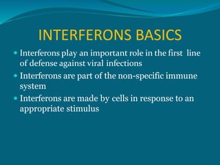 Interferons group assignment BY RIZWAN ULLAH | PPT
