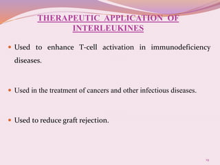 Interferons & interleukines | PPTX