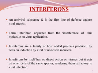 Interferons & interleukines | PPTX