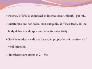 Interferons & interleukines | PPTX