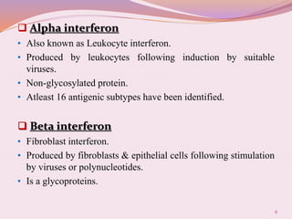 Interferons & interleukines | PPTX