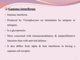 Interferons & interleukines | PPTX