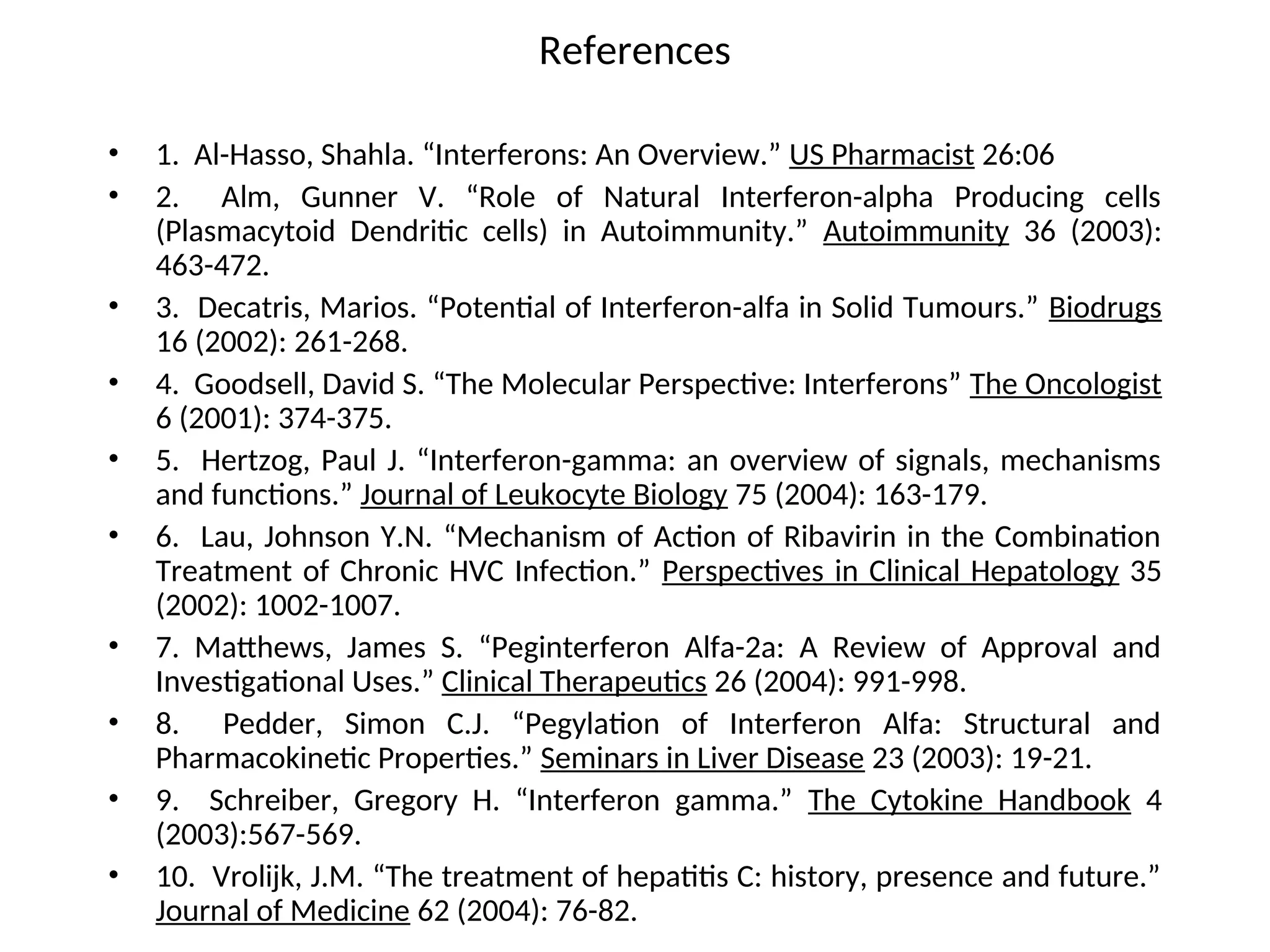 Interferons, types, actions and interferon drugs.ppt