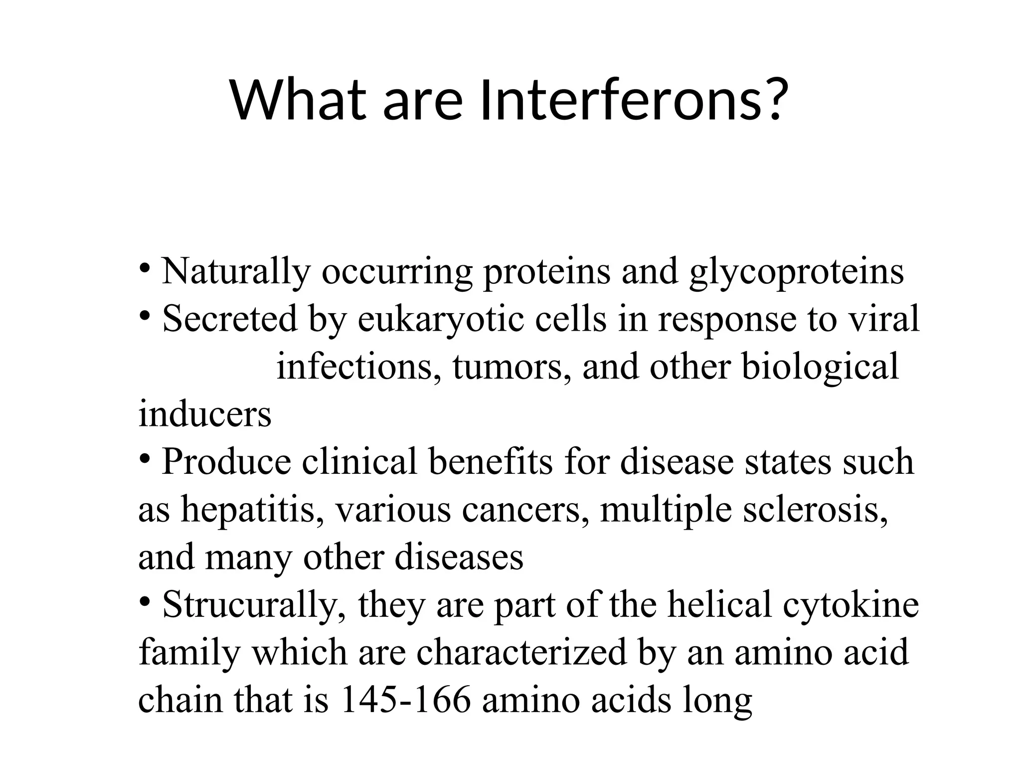 Interferons, types, actions and interferon drugs.ppt