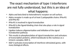 Interferons, types, actions and interferon drugs.ppt