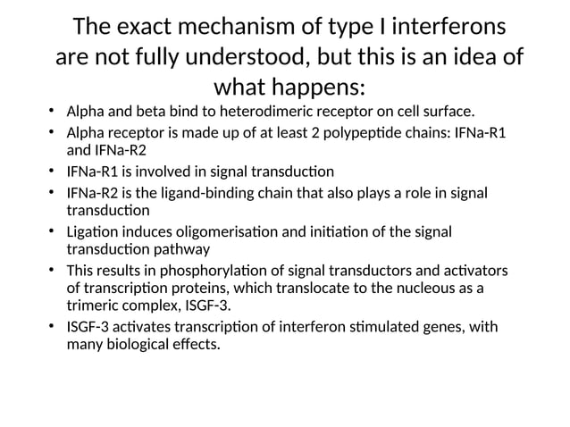 Interferons, types, actions and interferon drugs.ppt