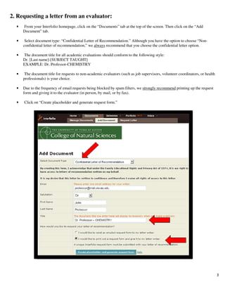 Interfolio Instructions | PDF
