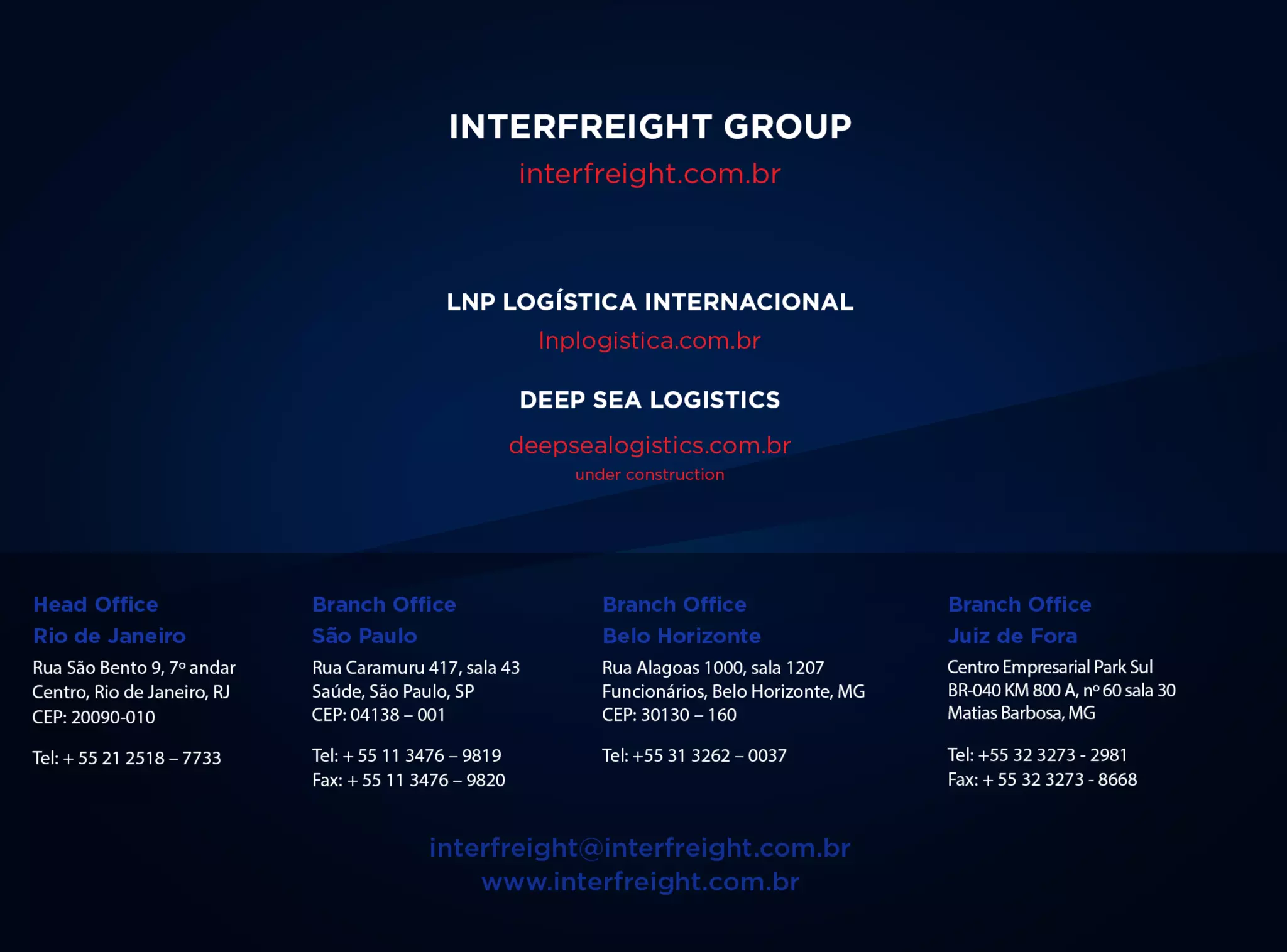 Interfreight Presentation | PPT