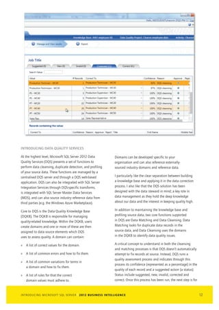 Introducing Microsoft SQL Server 2012 | PDF