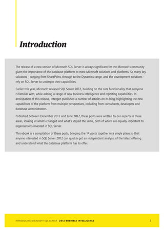 Introducing Microsoft SQL Server 2012 | PDF