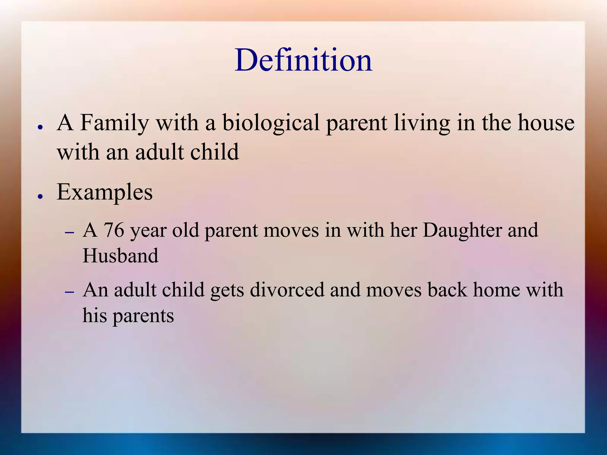 Intergenerational family assessment plain | PPTX