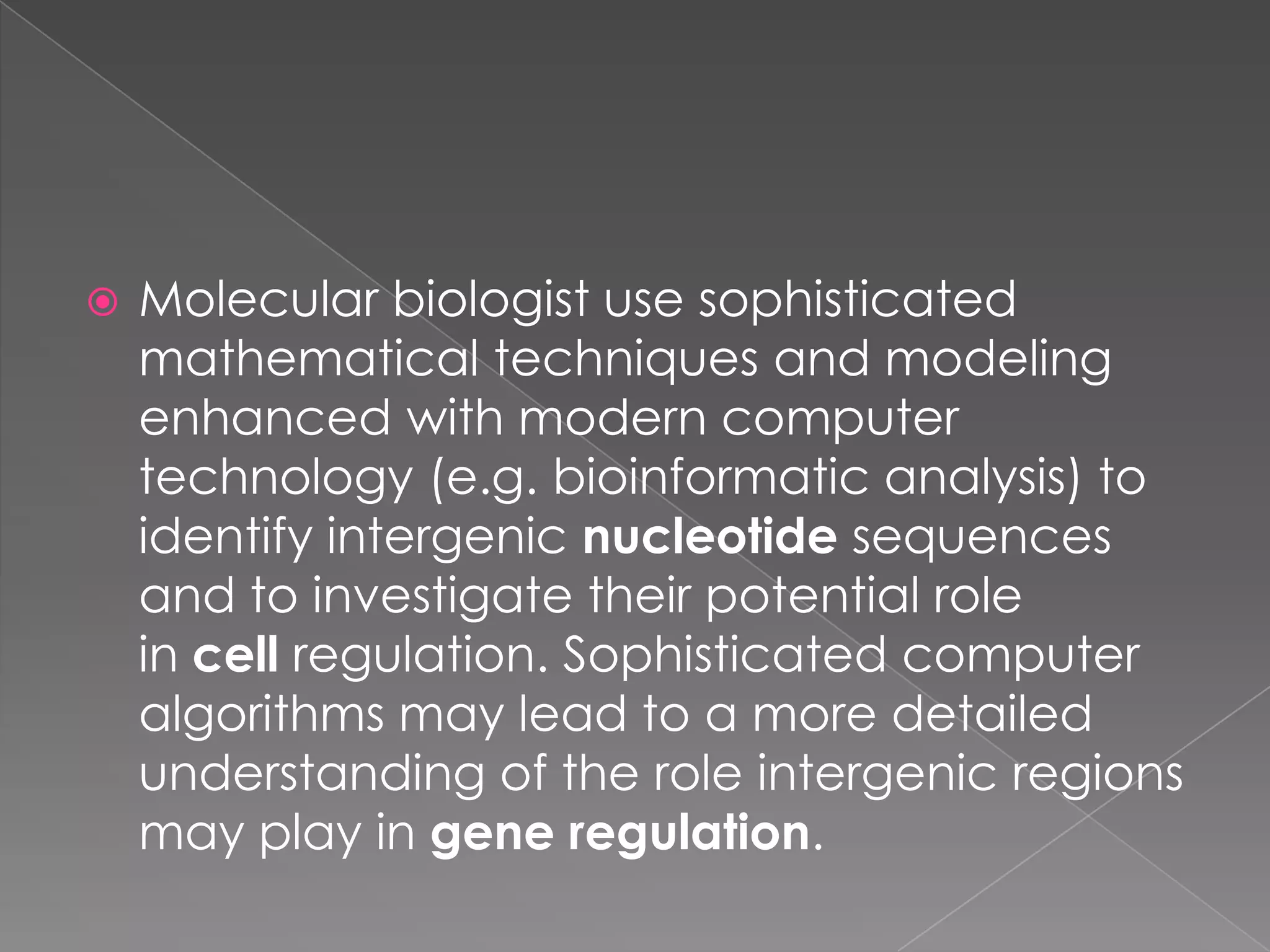 Intergenic segments | PPTX