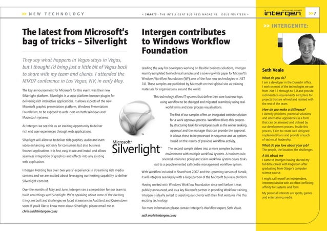 Intergen Smarts 14 (2007) | PPT