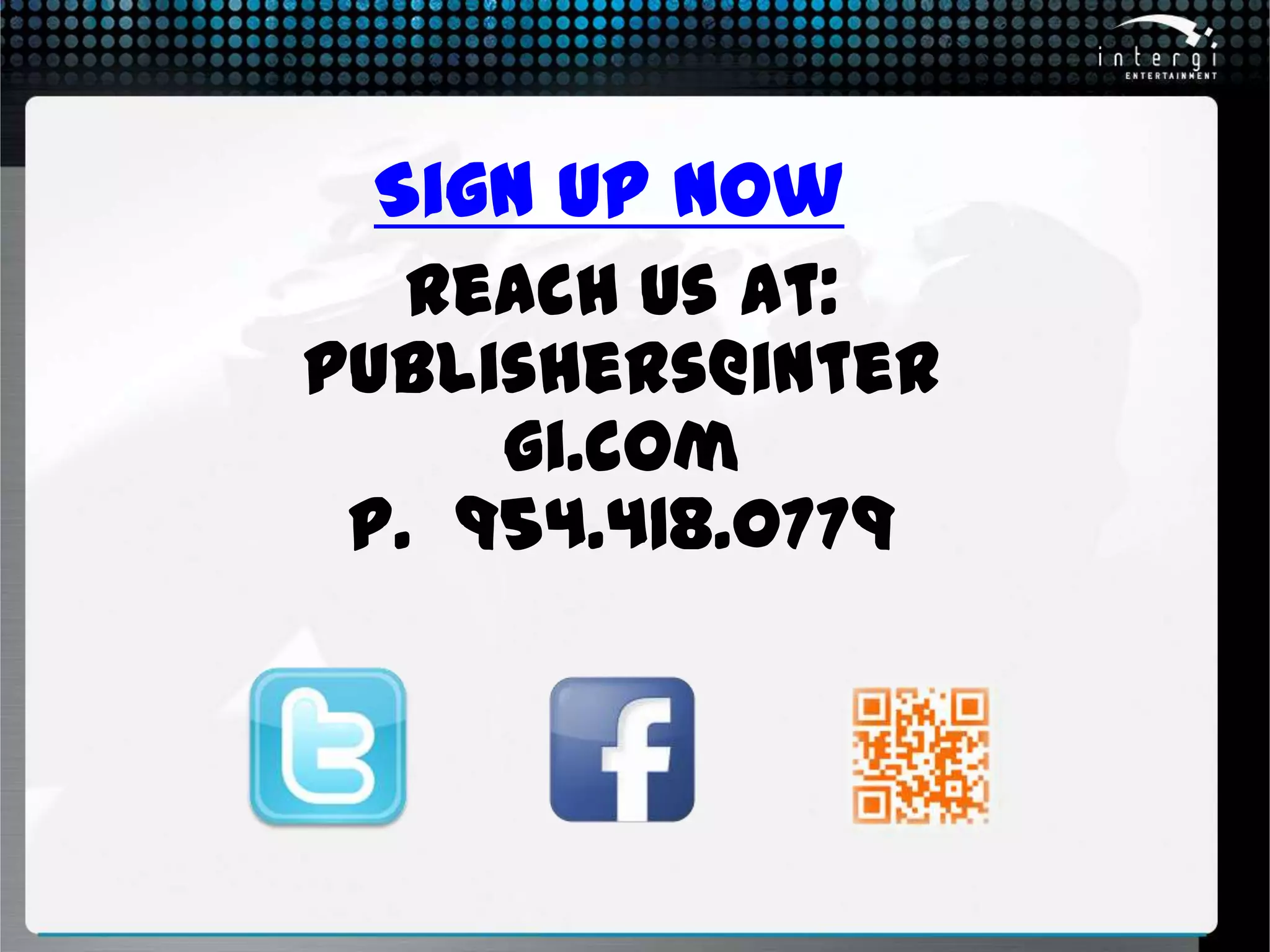 Intergi entertainment deck | PPT