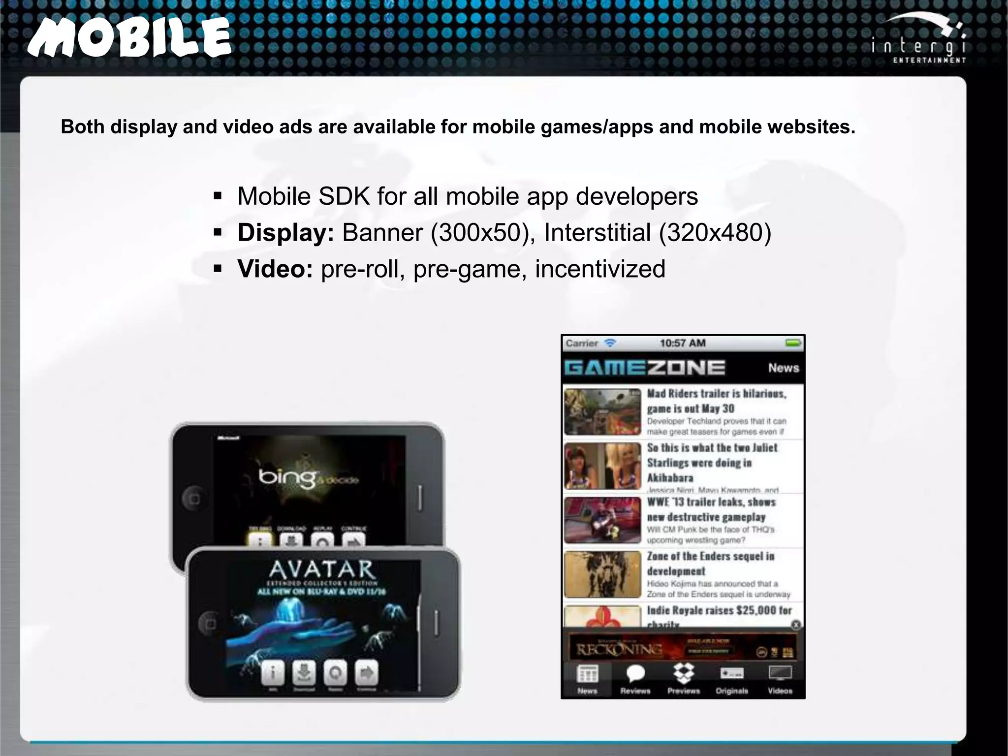 Intergi entertainment deck | PPT