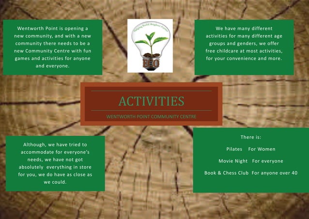 Wentworth Point Community Centre Activities | PDF