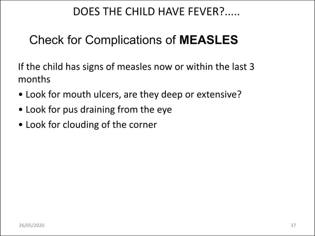 INTERGRATED MANAGEMENT OF CHILDHOOD ILLNESS(IMCI).pdf | Parenting ...