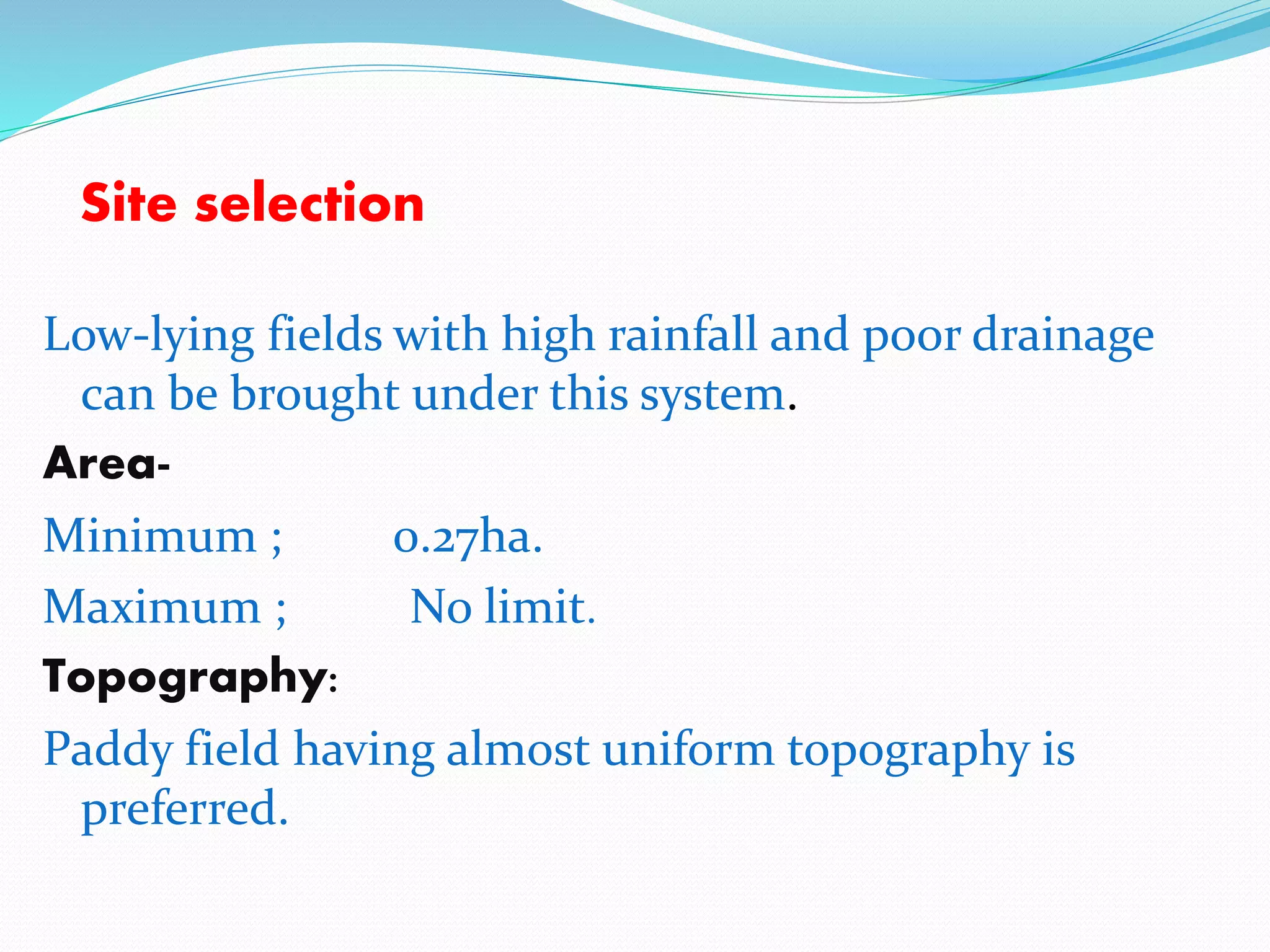 Intergrated paddy cum-fish culture | PPTX