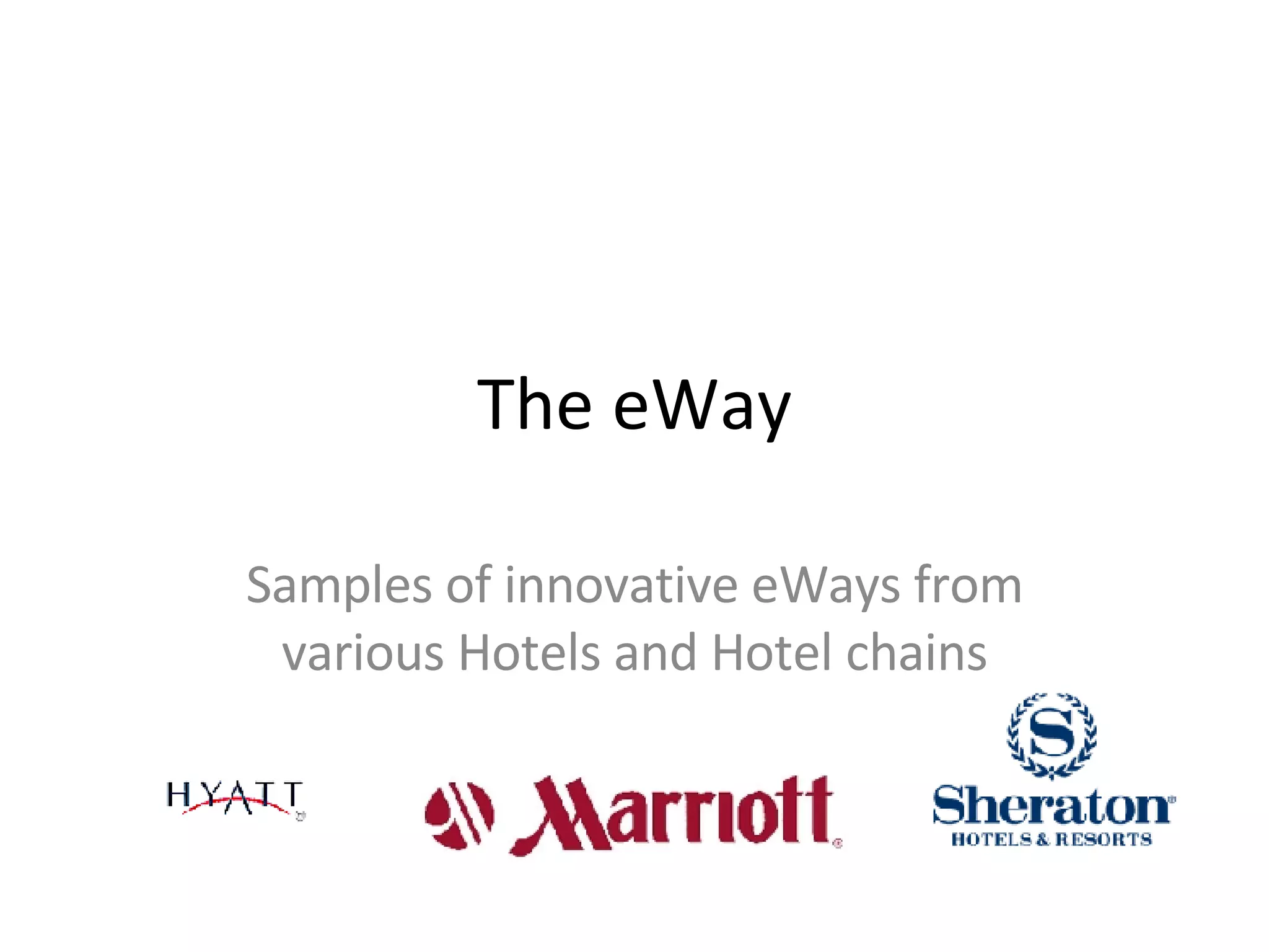 Intergration Of Ict in Hotel and tourism Part 1 | PPT