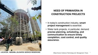 INTERGRATION OF PRIMAVERA FOR SMART CONSTRUCTION MANAGEMENT PPT (VIPUL ...