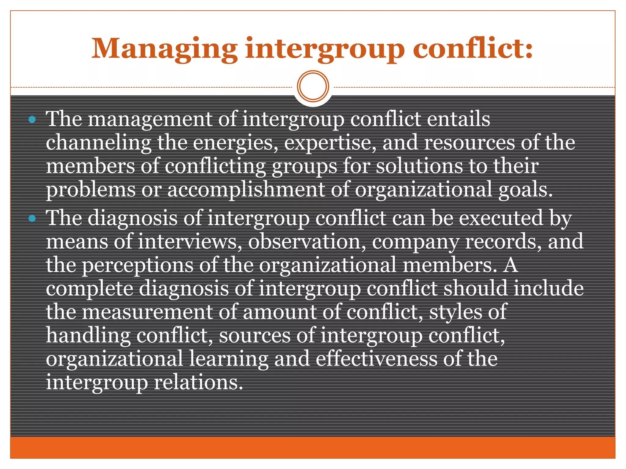 Intergroup Conflict | PPTX