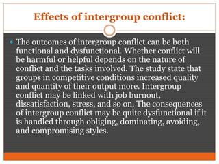 Intragroup Conflict