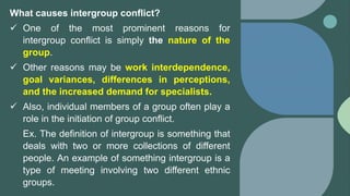 Inter Group Conflict_ Mayonte,Jevy Rose M.pptx | Dating | Family and ...