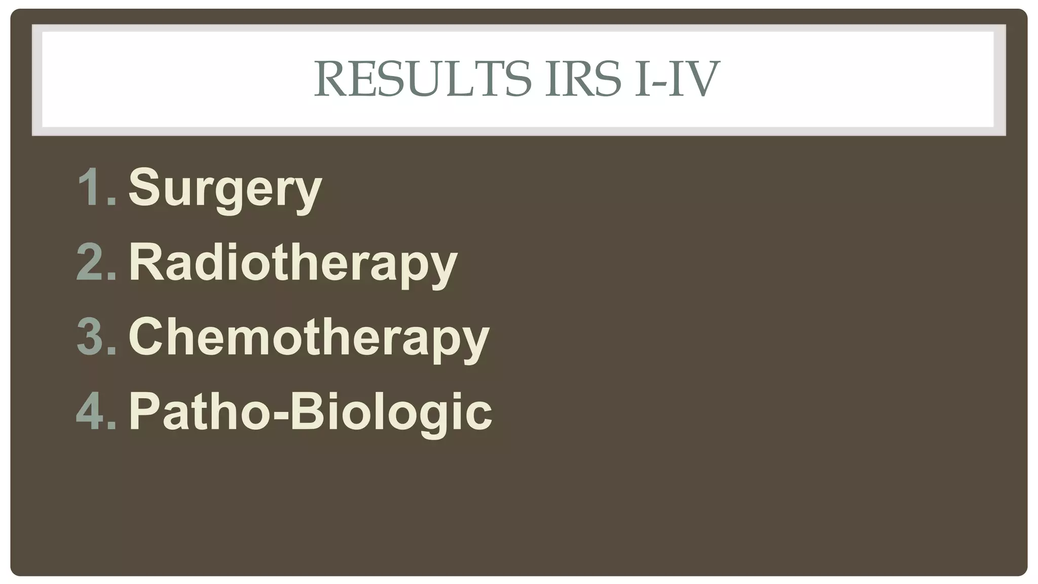Inter group rhabdomyosarcoma study group (irsg) | PPTX