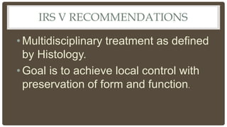 Inter group rhabdomyosarcoma study group (irsg) | PPTX