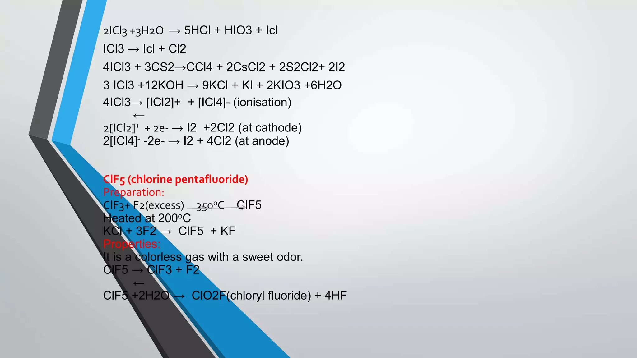 Interhalogen compounds | PPTX