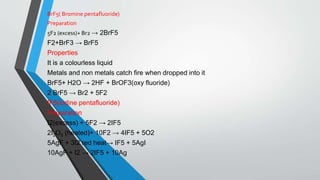 Interhalogen compounds | PPTX