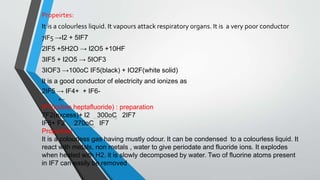 Interhalogen compounds | PPTX