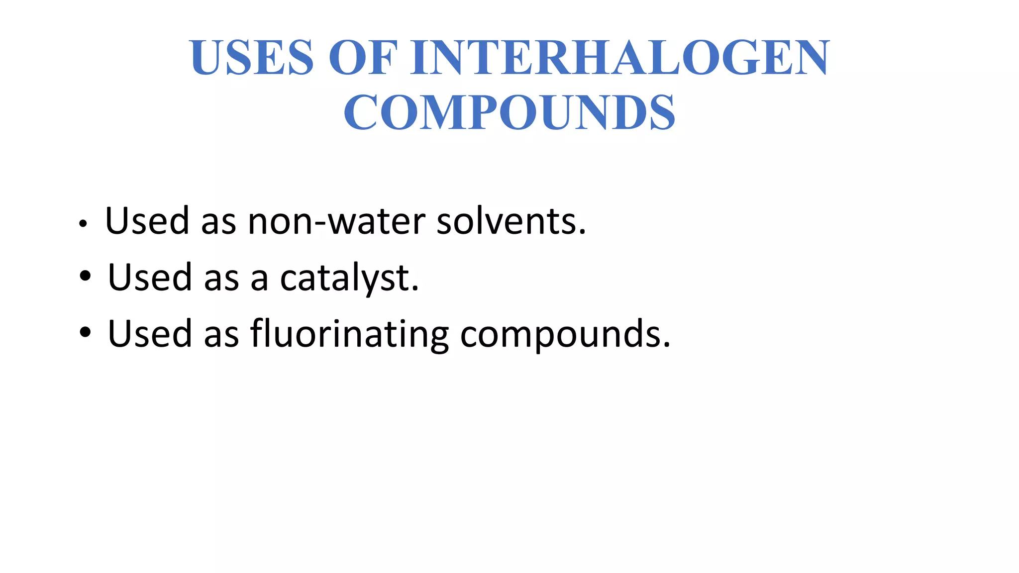 Interhalogens and Pseudohalogens | PPTX