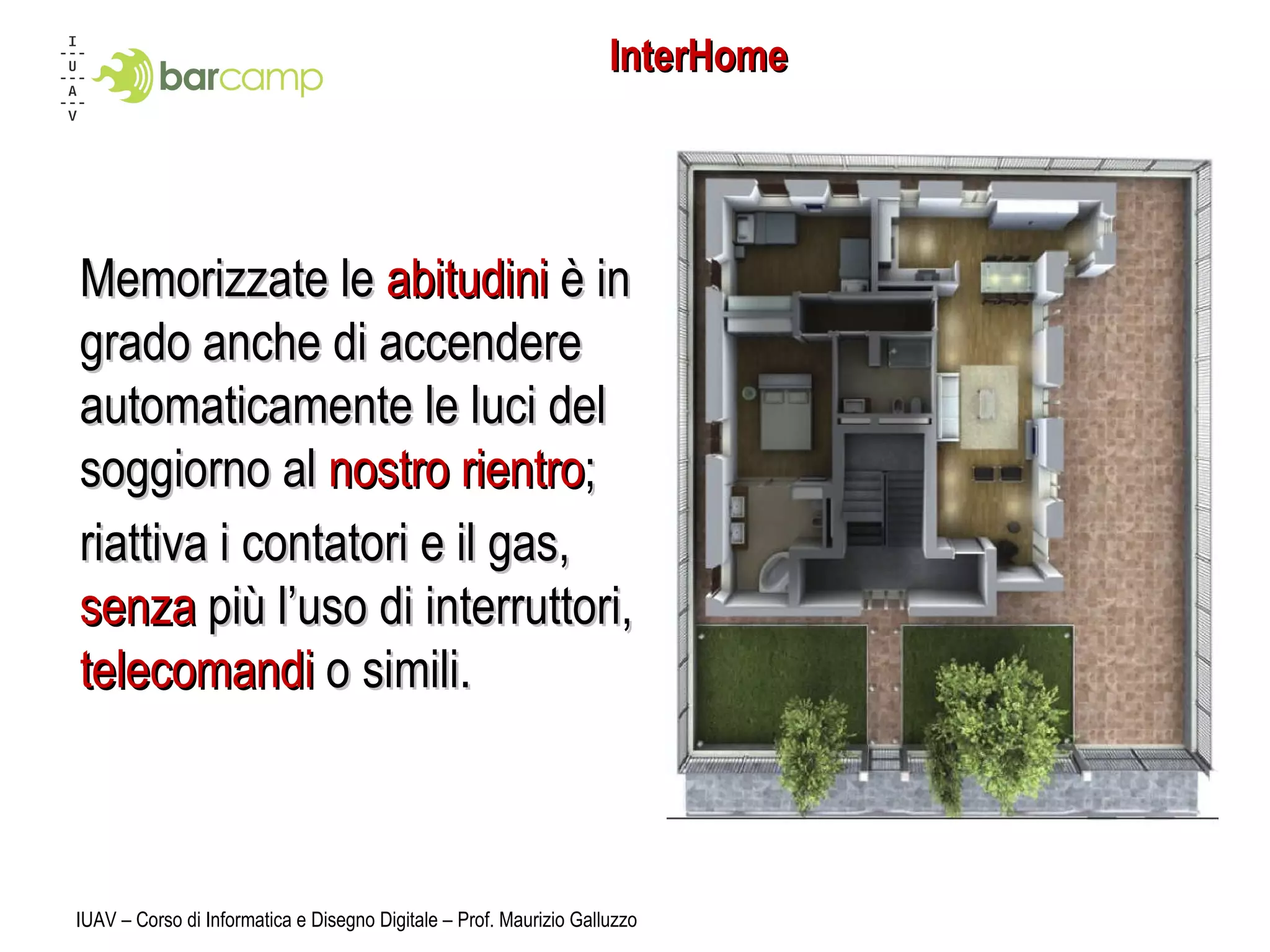 InterHome - IUAVCamp 2010 | PPT