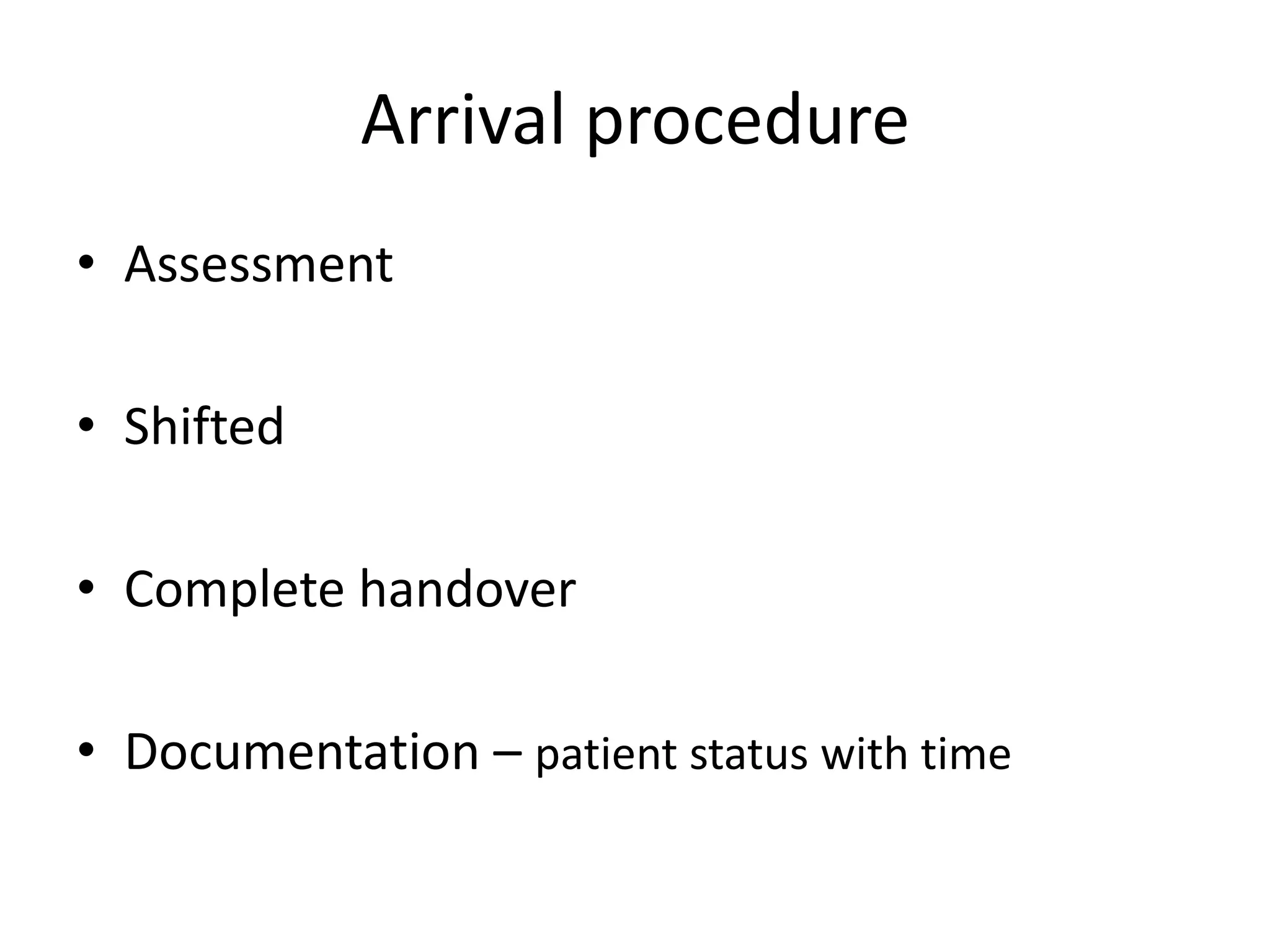 Inter hospital transfer of the critically ill patients | PPTX