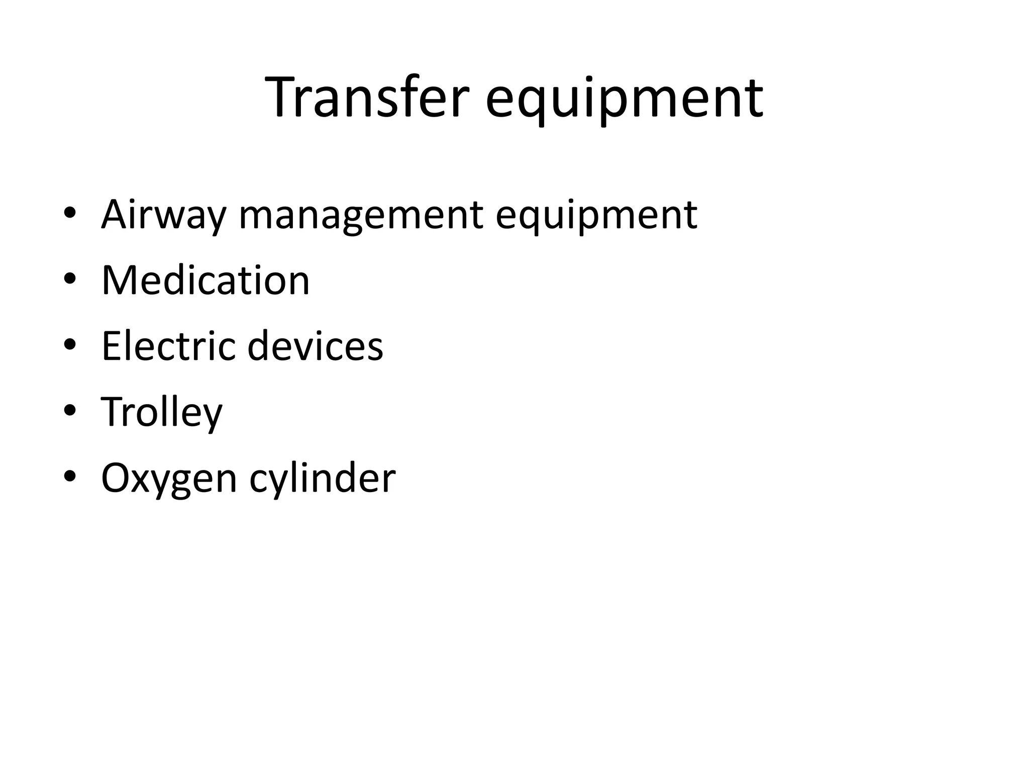 Inter hospital transfer of the critically ill patients | PPTX