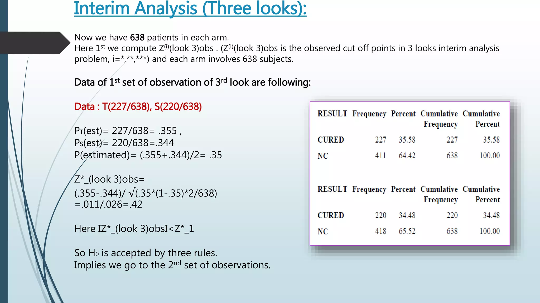 Interim analysis in clinical trials (1) | PPTX