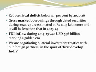 Interim Budget 2024-25 of Government of India | PPTX