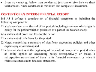 Interim financial Reporting Ind As - 34 | PPTX