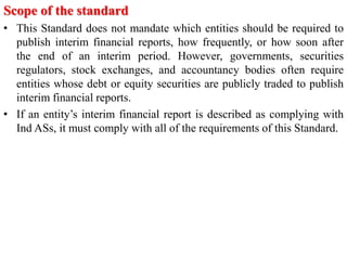 Interim financial Reporting Ind As - 34 | PPTX
