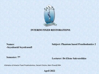 INTERIM FIXED RESTORATIONS.pptx