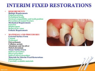INTERIM FIXED RESTORATIONS.pptx