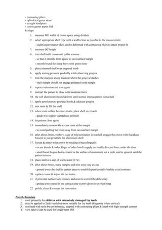 Interim Fixed Restoration | PDF